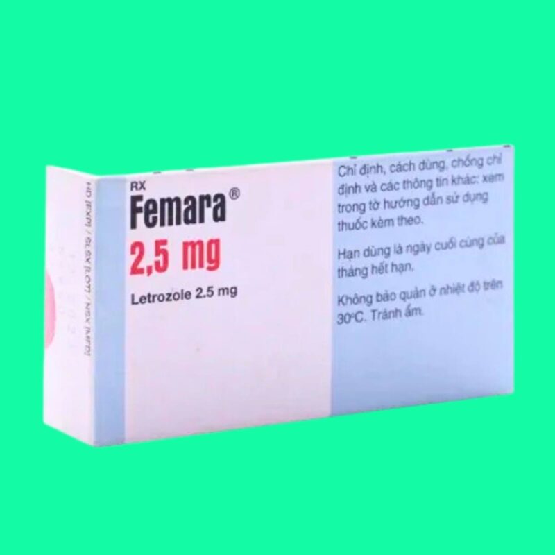 Thuốc Femara 2,5mg Thụy Sĩ: Công dụng, liều dùng, giá bán