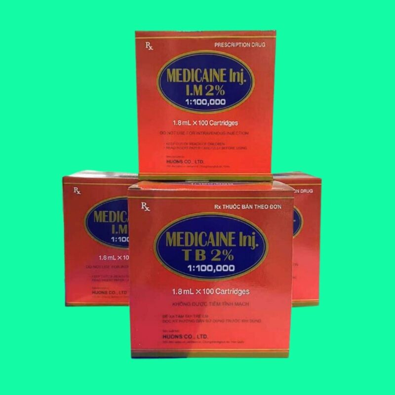 Thuốc Medicaine injection 2% là thuốc gì? giá bao nhiêu? mua ở đâu?