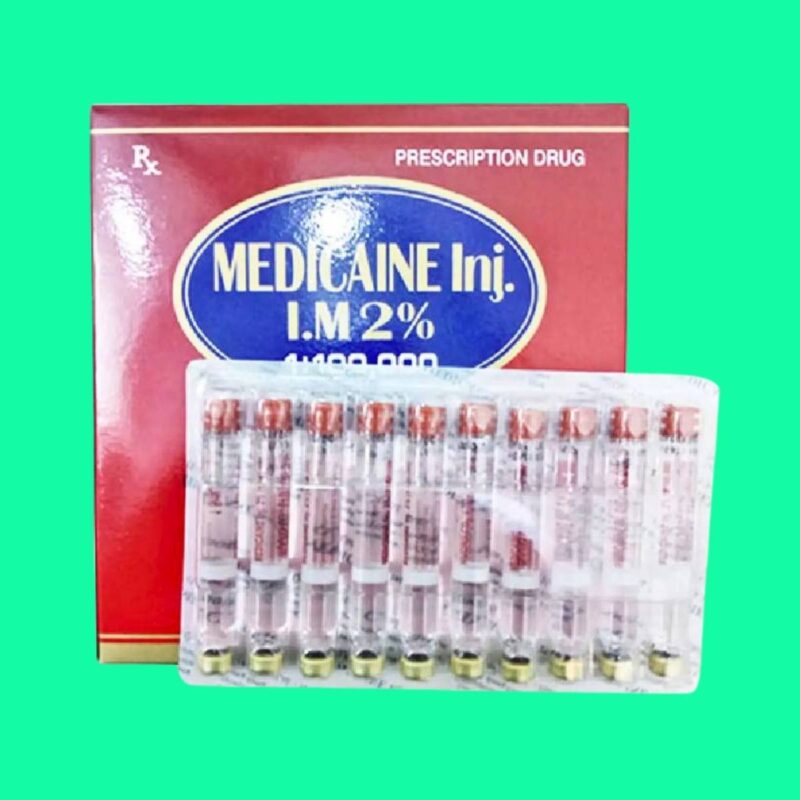 Thuốc Medicaine injection 2% là thuốc gì? giá bao nhiêu? mua ở đâu?