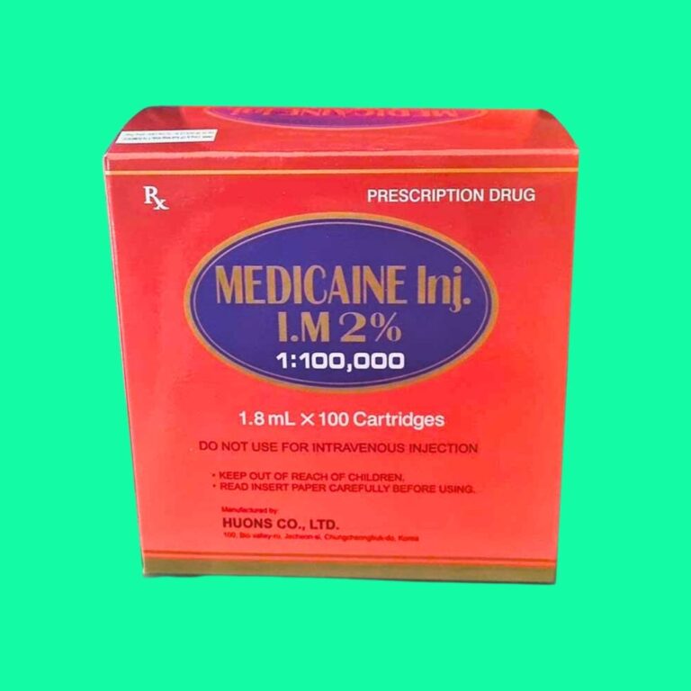 Thuốc Medicaine injection 2% là thuốc gì? giá bao nhiêu? mua ở đâu?