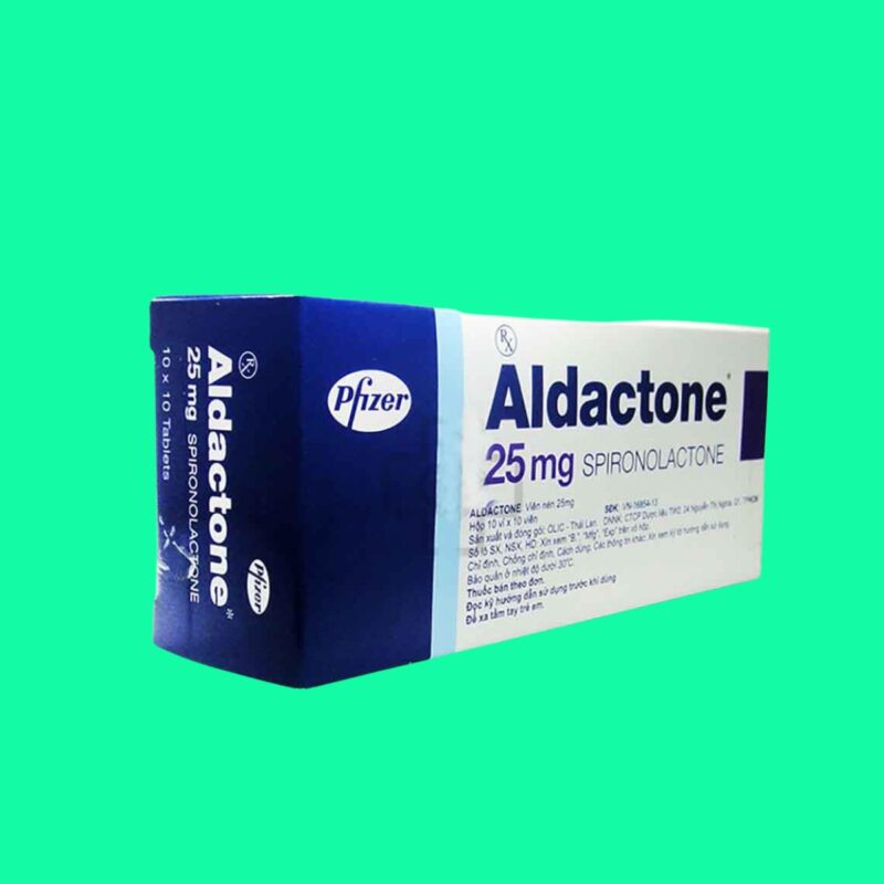 Thuốc Aldactone 25mg là thuốc gì? giá bao nhiêu? mua ở đâu? có tác dụng gì?