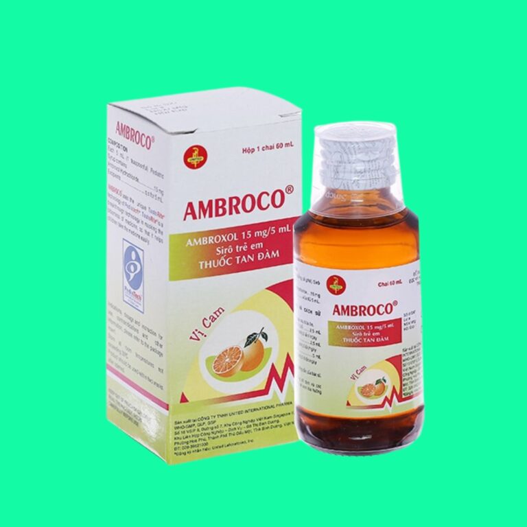 Thuốc Ambroco: Công dụng, liều dùng, lưu ý tác dụng phụ