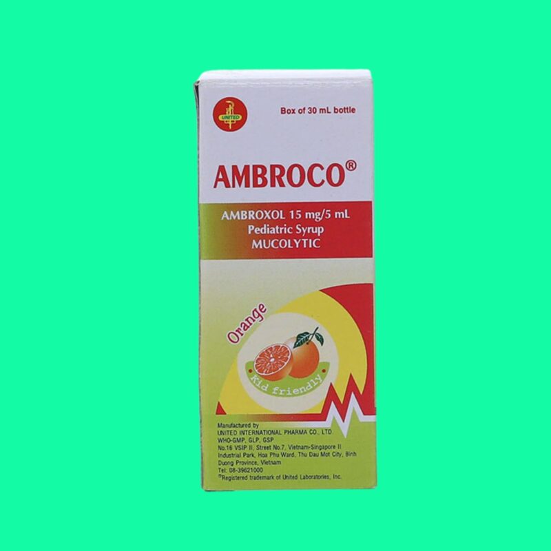 Thuốc Ambroco: Công dụng, liều dùng, lưu ý tác dụng phụ