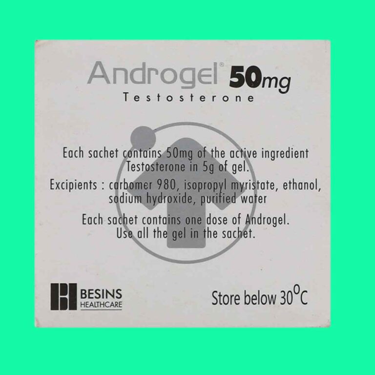 Thuốc Androgel là thuốc gì? giá bao nhiêu? mua ở đâu? có tác dụng gì?