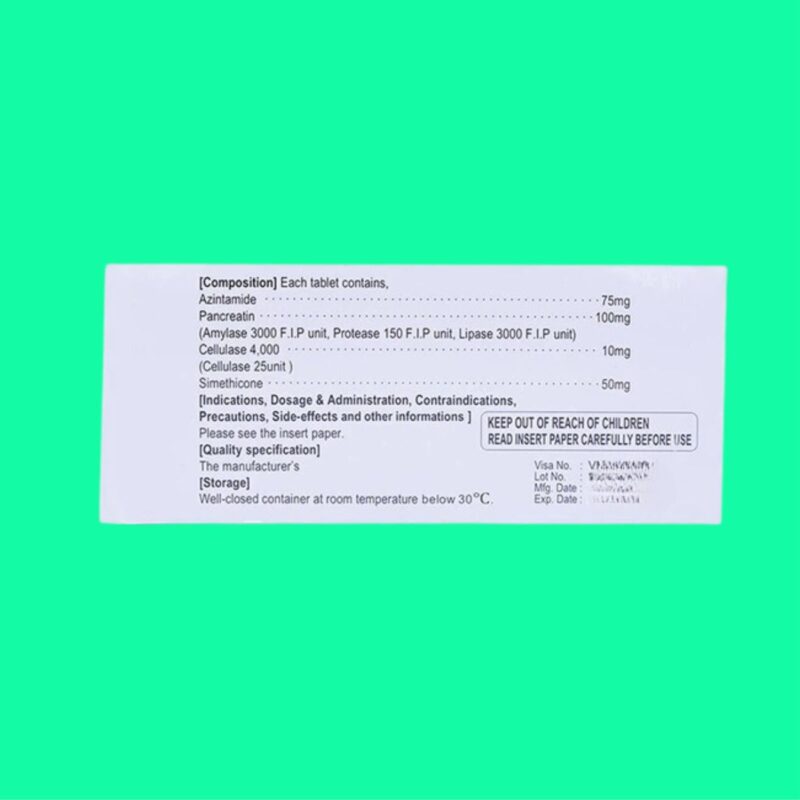 Thuốc Azintal Forte tabs. là thuốc gì? Giá bao nhiêu? Mua ở đâu? Có tốt ...