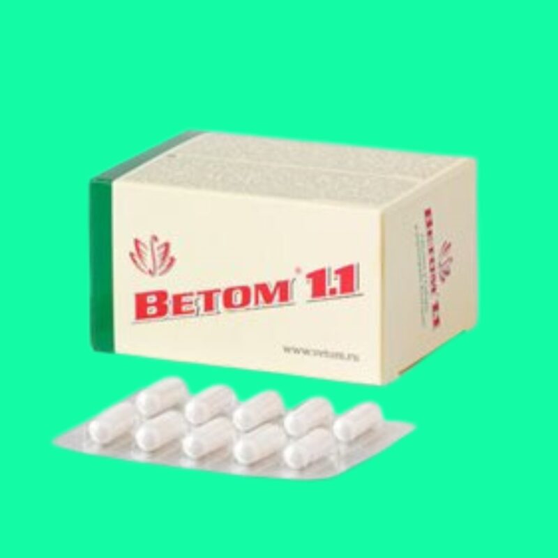 Thuốc Betom 1.1: Công dụng, liều dùng, lưu ý tác dụng phụ, giá bán