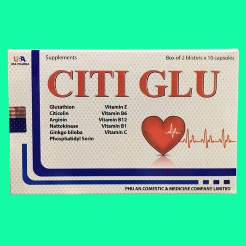 Thuốc Citi Glu là gì? giá bao nhiêu? mua ở đâu? có tác dụng gì?