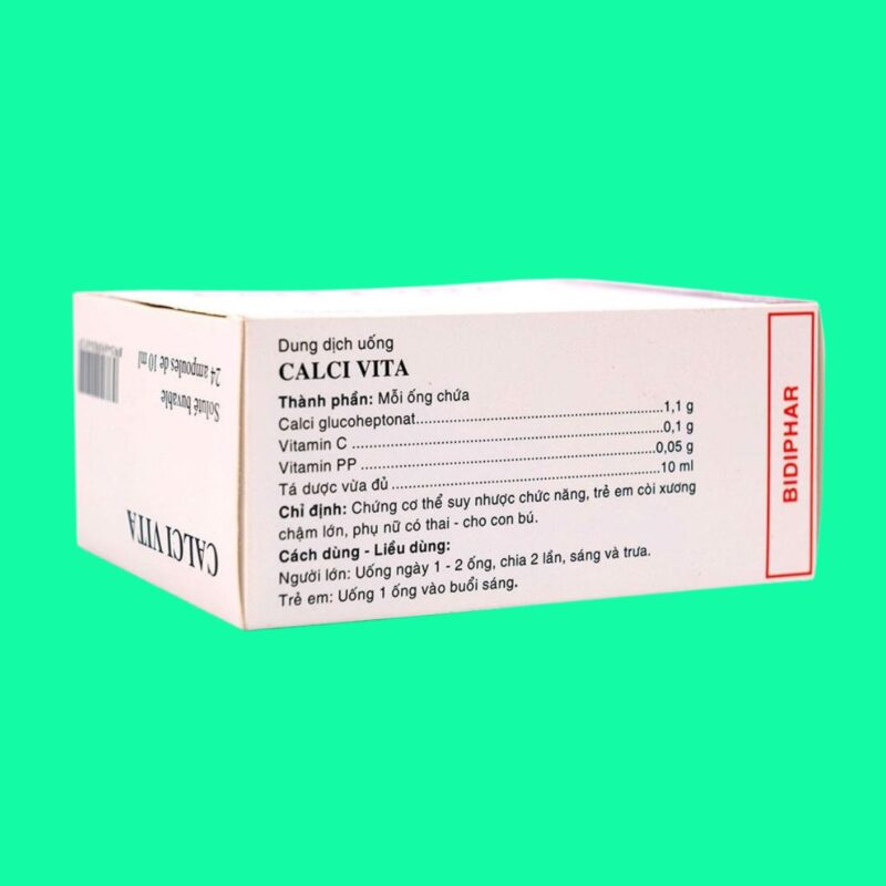 Thuốc Calci Vita là thuốc gì? giá bao nhiêu? mua ở đâu? có tác dụng gì?