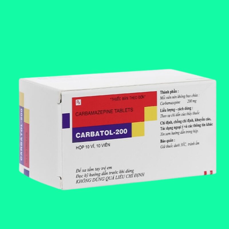 Thuốc Carbatol: Công dụng, liều dùng, lưu ý tác dụng phụ, giá bán