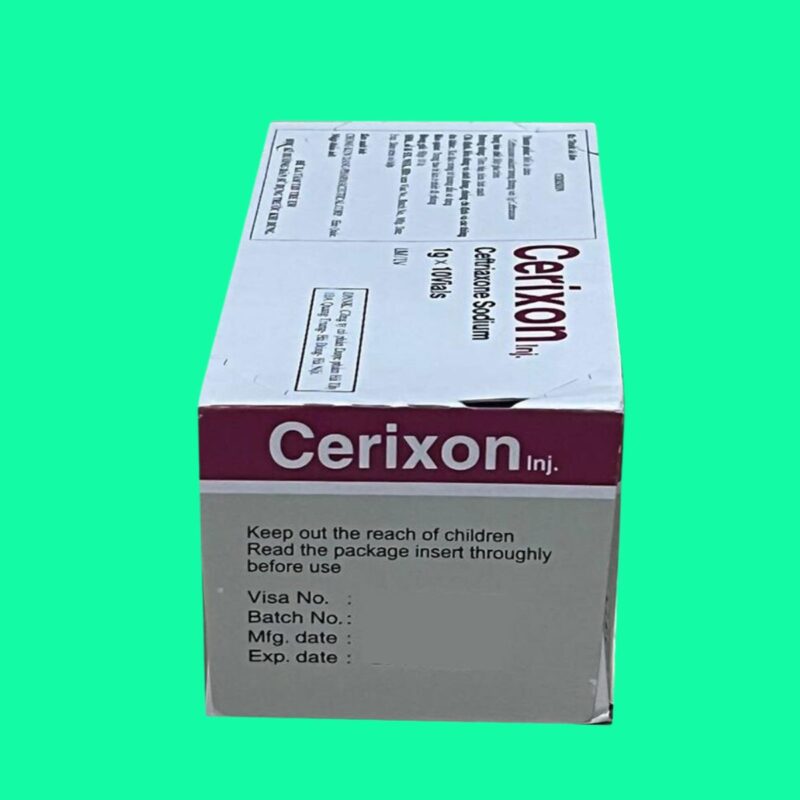 Thuốc Cerixon Inj.: Công dụng, liều dùng, lưu ý tác dụng phụ, giá bán