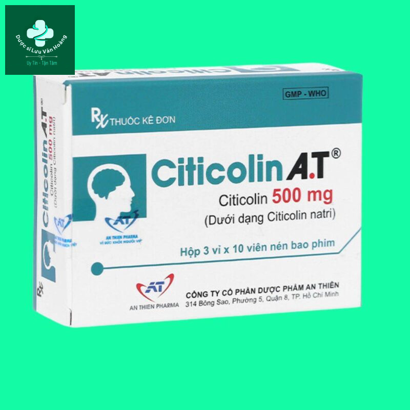Thuốc Citicolin A.T: Công dụng, liều dùng, lưu ý tác dụng phụ, giá bán