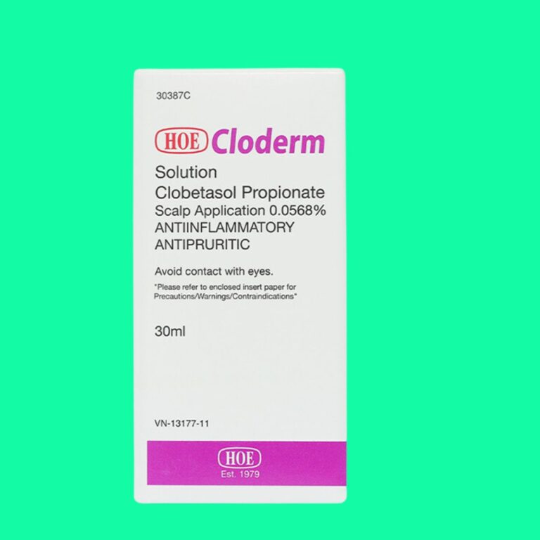 Thuốc Cloderm Solution là gì? giá bao nhiêu? mua ở đâu? có tác dụng gì?