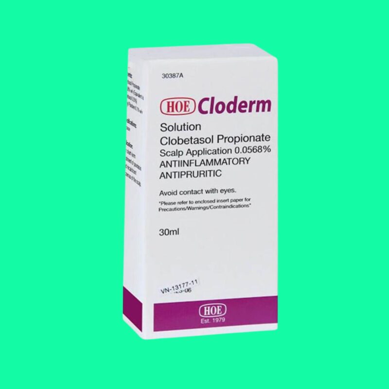 Thuốc Cloderm Solution là gì? giá bao nhiêu? mua ở đâu? có tác dụng gì?