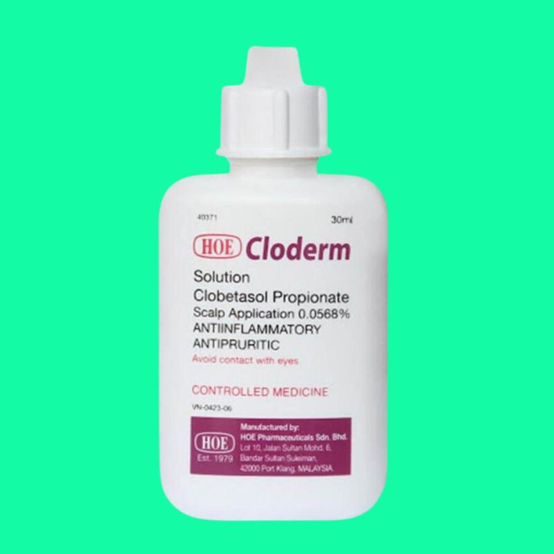 Thuốc Cloderm Solution là gì? giá bao nhiêu? mua ở đâu? có tác dụng gì?