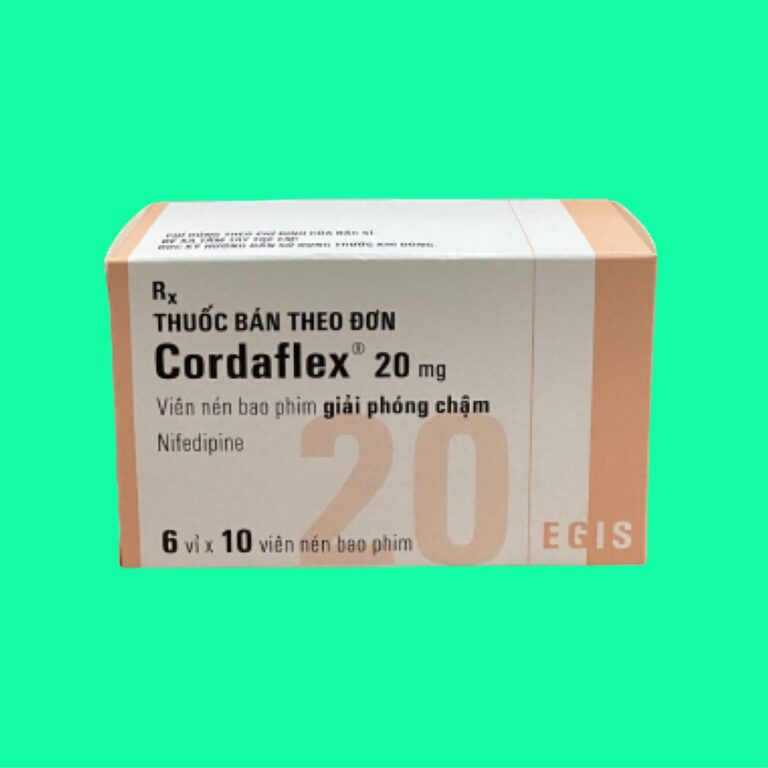 Thuốc Cordaflex 20mg: Công dụng, liều dùng và lưu ý tác dụng phụ