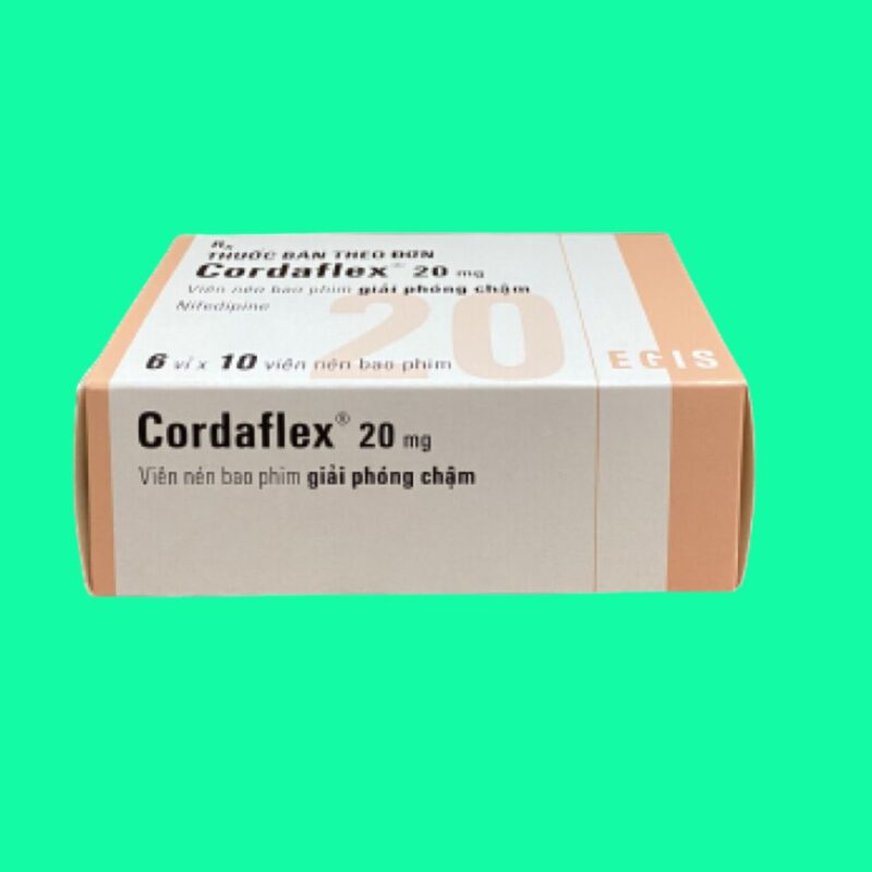 Thuốc Cordaflex 20mg: Công dụng, liều dùng và lưu ý tác dụng phụ