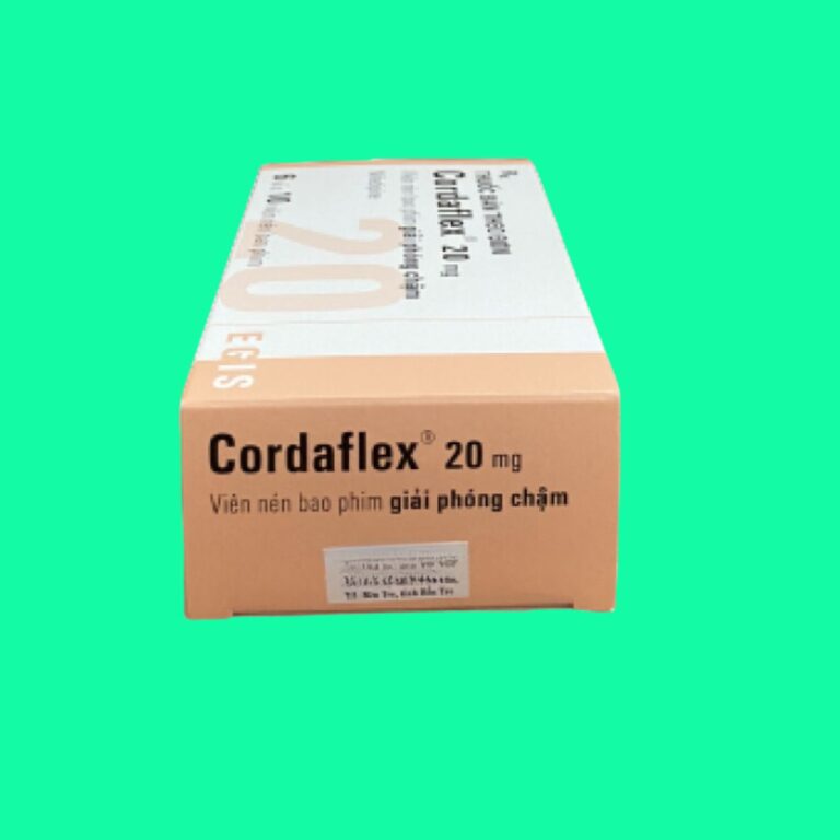 Thuốc Cordaflex 20mg: Công dụng, liều dùng và lưu ý tác dụng phụ