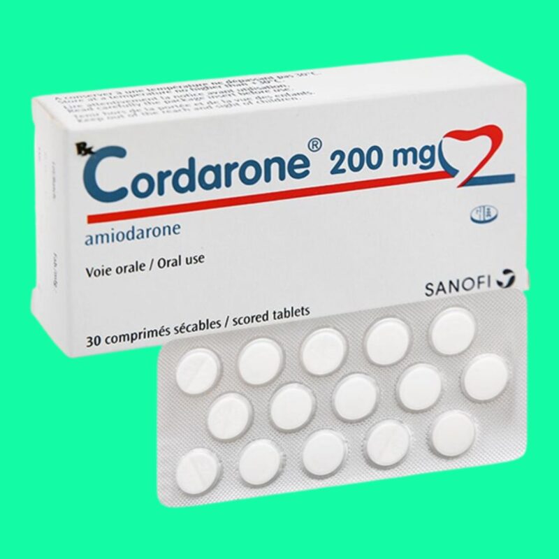 Cordarone: Công dụng, liều dùng, lưu ý tác dụng phụ và giá
