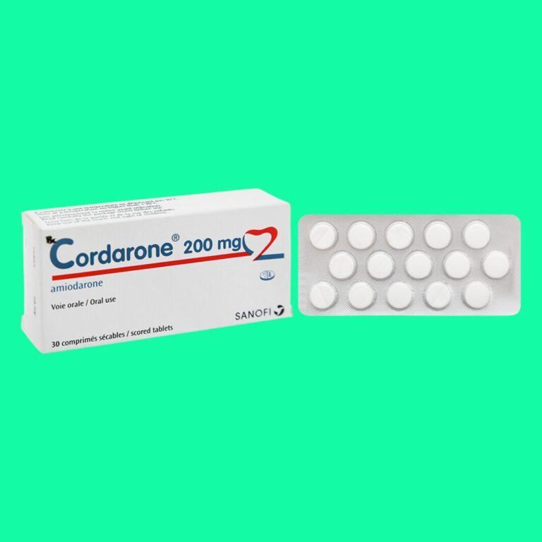 Cordarone: Công dụng, liều dùng, lưu ý tác dụng phụ và giá