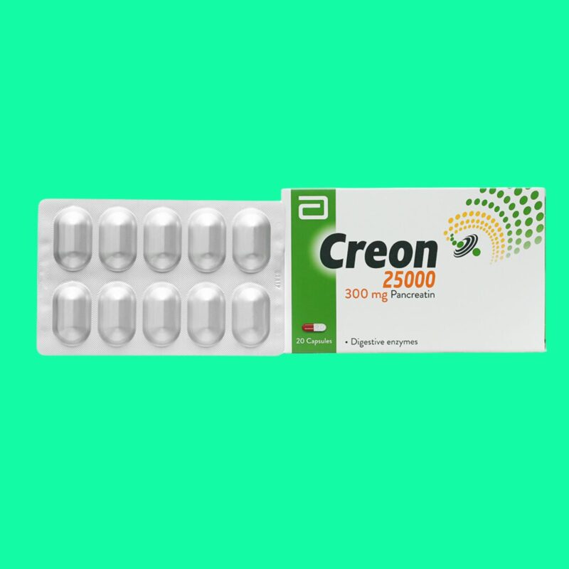 Thuốc Creon 25000 là thuốc gì? giá bao nhiêu? mua ở đâu? có tác dụng gì?