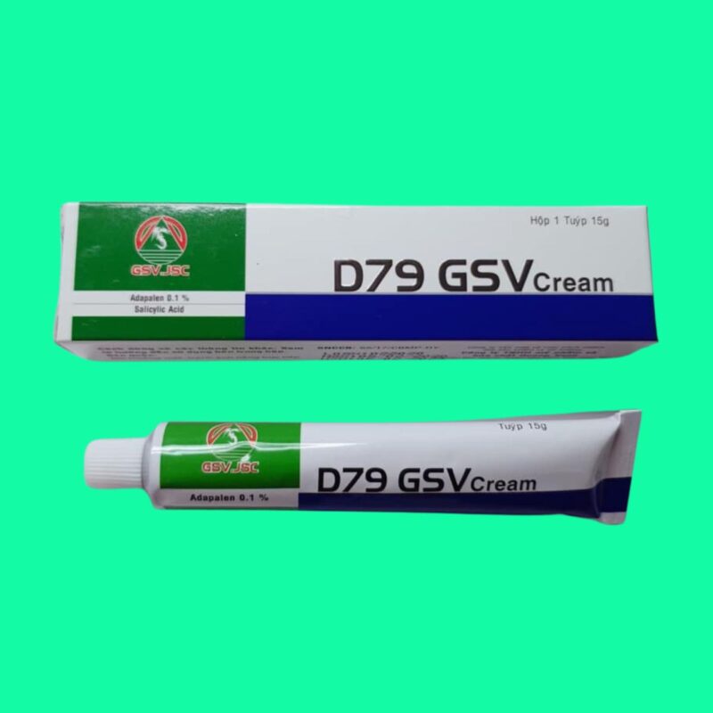 Thuốc D79 Gsv Cream là thuốc gì? giá bao nhiêu? mua ở đâu?