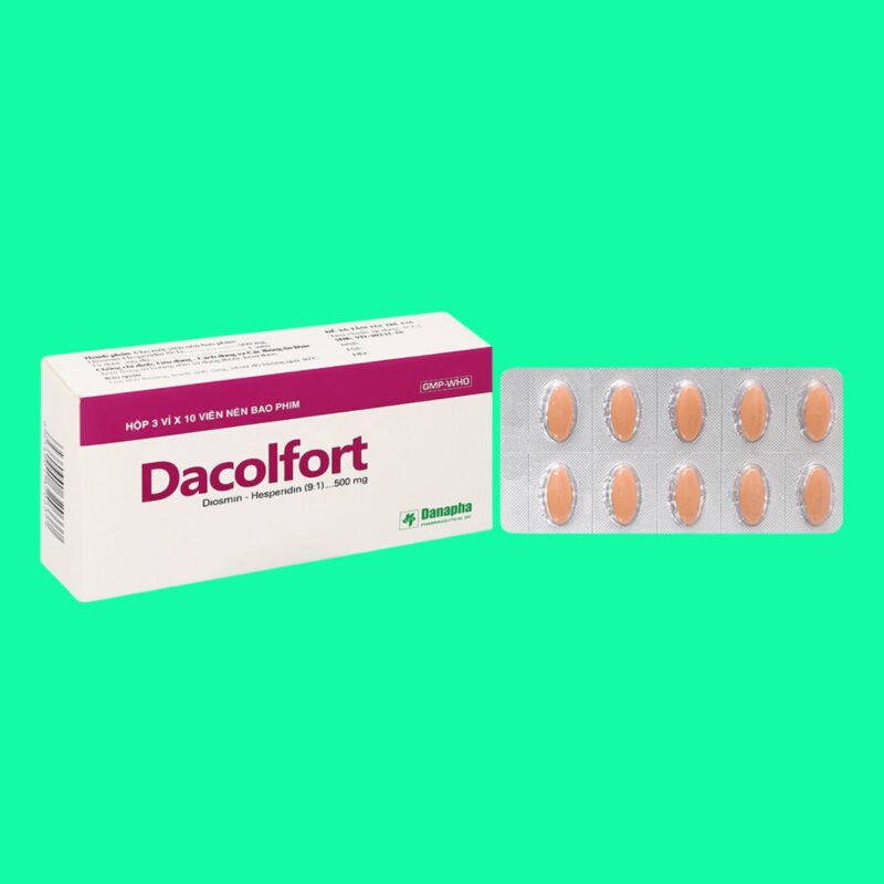 Thuốc Dacolfort là thuốc gì? giá bao nhiêu? mua ở đâu? có tác dụng gì?
