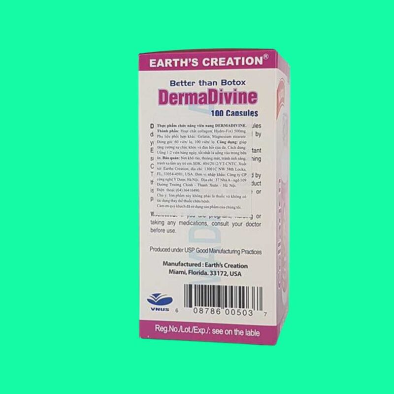 Thuốc Dermadivine: Công dụng, liều dùng và lưu ý tác dụng phụ