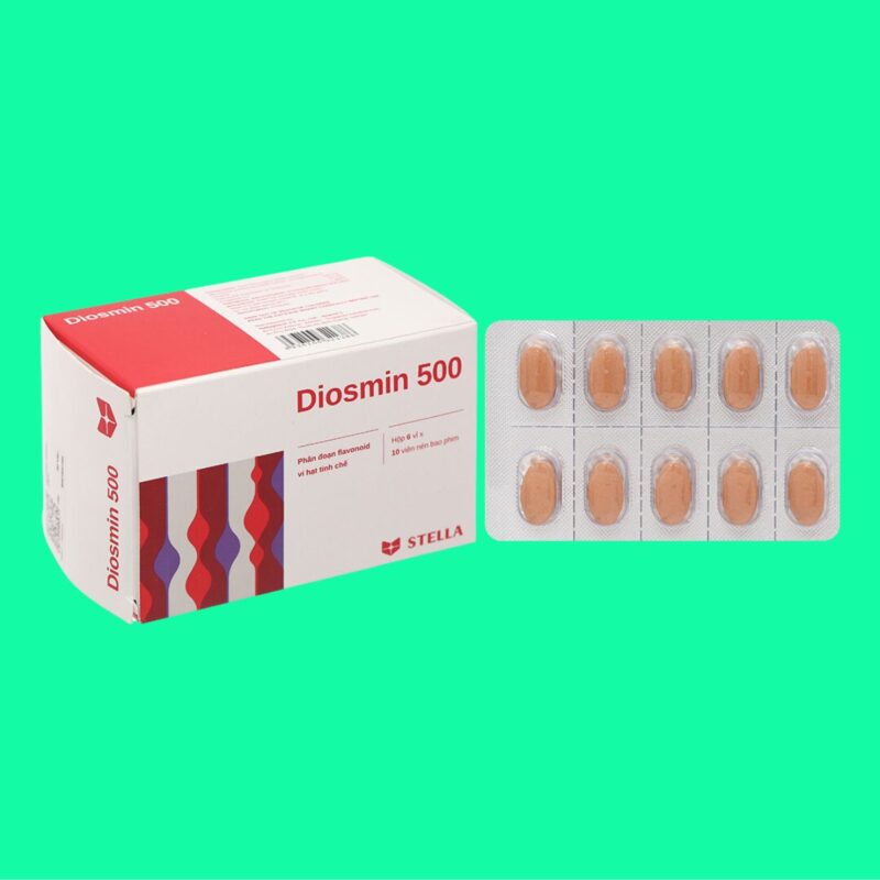 Thuốc Diosmin Stada 500 mg là thuốc gì? giá bao nhiêu? mua ở đâu?