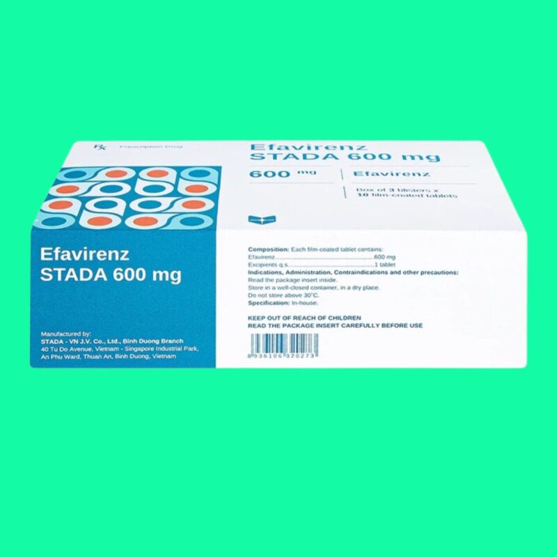Thuốc Efavirenz stada 600 mg là thuốc gì? giá bao nhiêu? mua ở đâu?