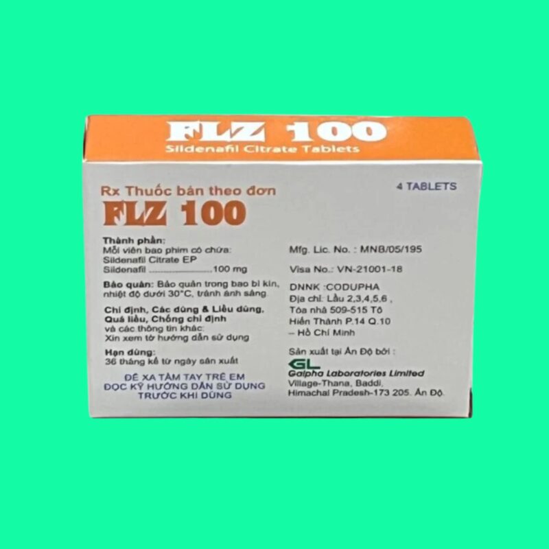 Thuốc flz 100 là thuốc gì? giá bao nhiêu? mua ở đâu? có tác dụng gì?