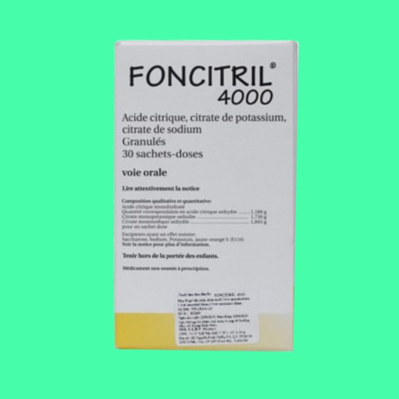 Thuốc Foncitril là thuốc gì? giá bao nhiêu? mua ở đâu? có tác dụng gì?