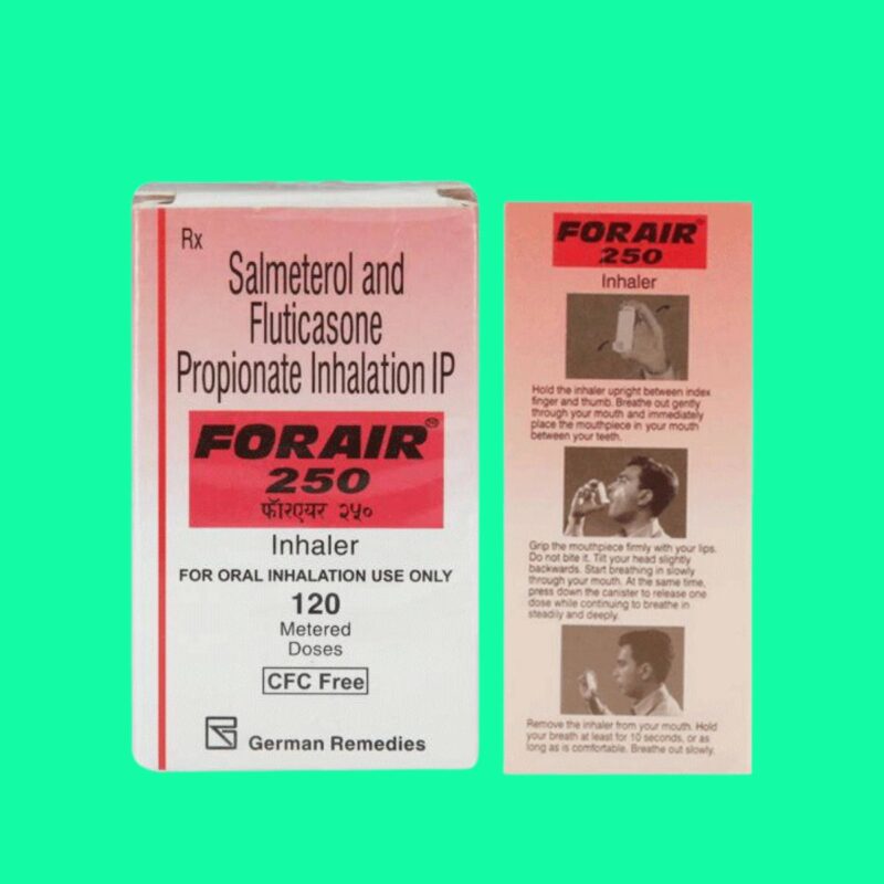Thuốc Forair 250: Công dụng, liều dùng, lưu ý tác dụng phụ, giá bán