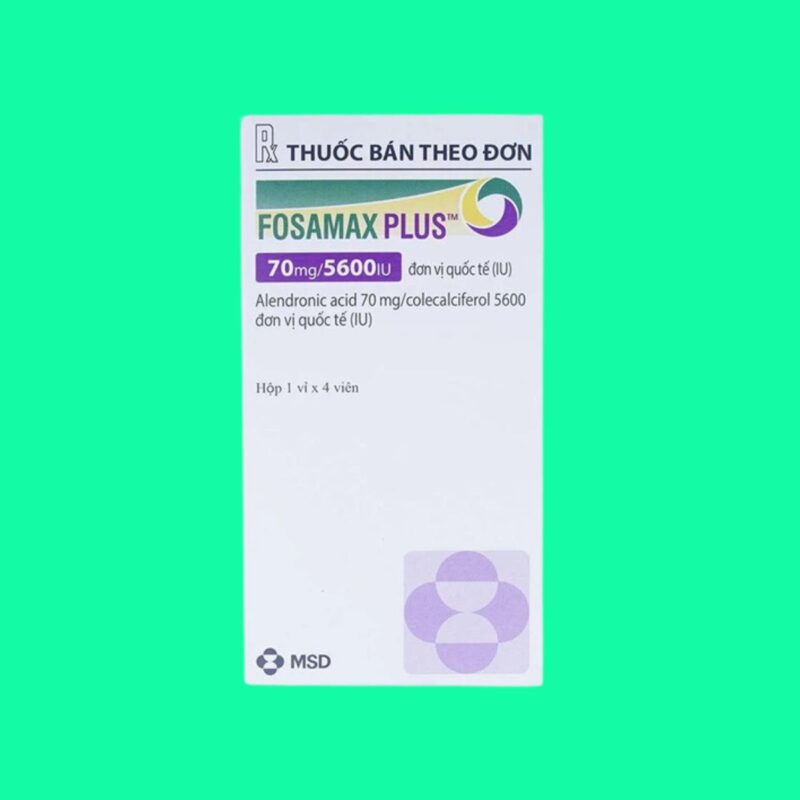 Thuốc Fosamax Plus 70mg/5600IU là thuốc gì? giá bao nhiêu? mua ở đâu ...