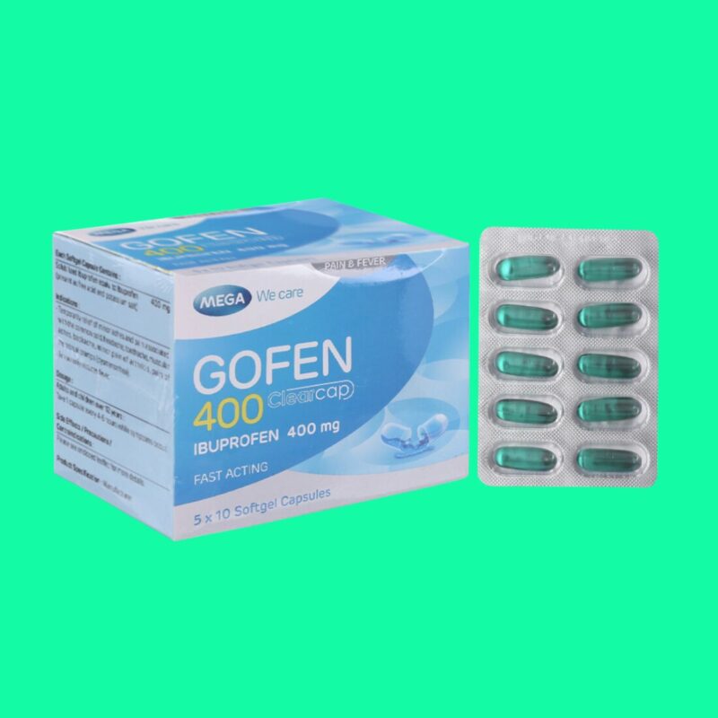 Thuốc Gofen 400 Clearcap là gì? giá bao nhiêu? mua ở đâu? có tốt không
