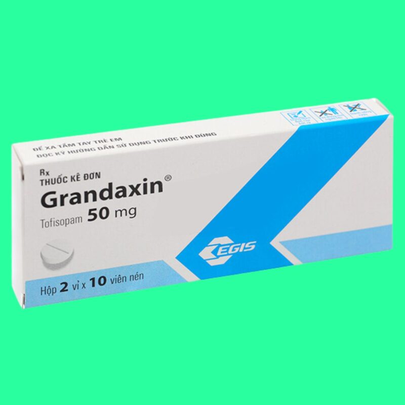 Thuốc Grandaxin: Công dụng, liều dùng, lưu ý tác dụng phụ, giá bán