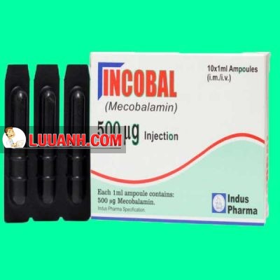 Thuốc Incobal 500mcg Injection: Công dụng, liều dùng, lưu ý tác dụng phụ