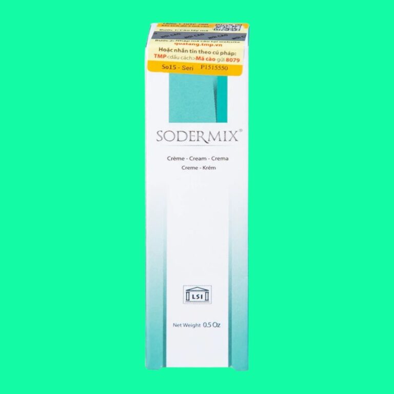 Thuốc Sodermix Cream là thuốc gì? giá bao nhiêu? mua ở đâu?