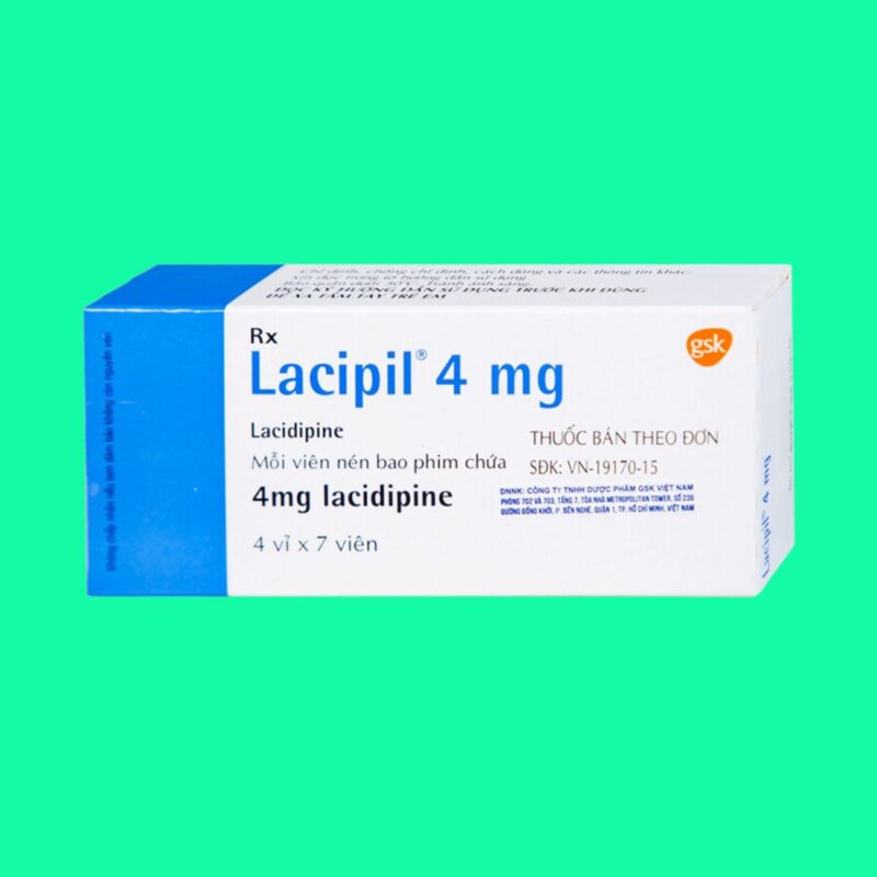 Thuốc Lacipil 4mg là thuốc gì? giá bao nhiêu? mua ở đâu? có tác dụng gì?