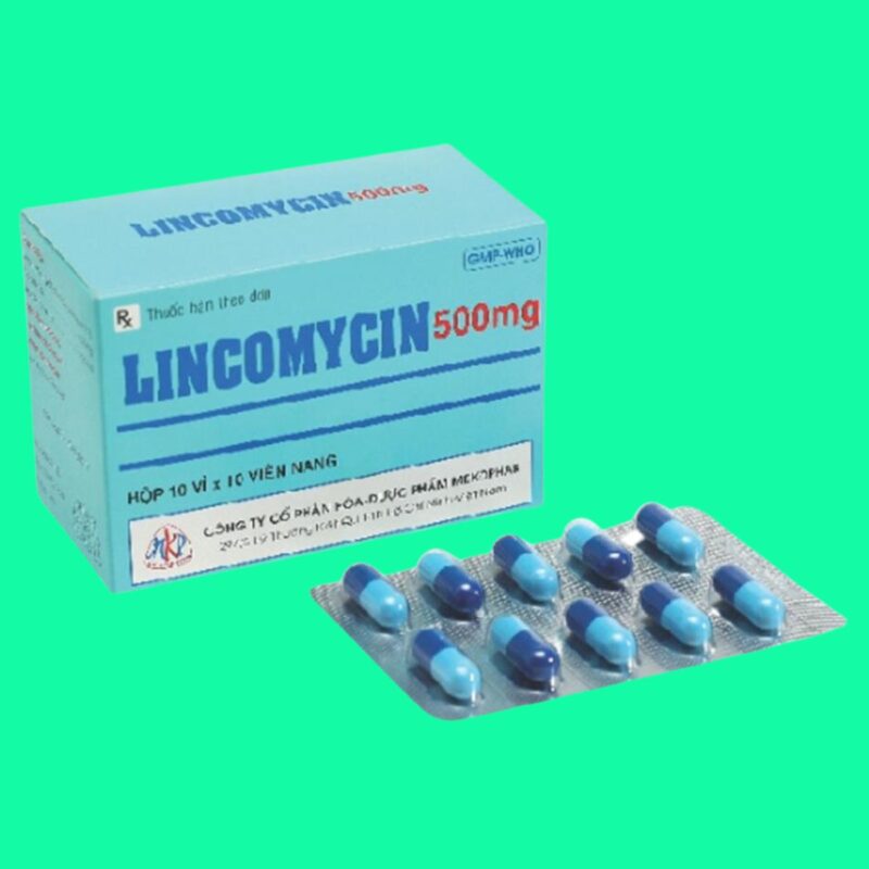 Thuốc Lincomycin 500mg Mekophar lưu ý tác dụng phụ, giá bán
