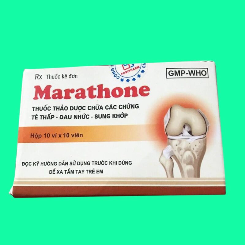 Marathone: Công dụng, liều dùng, lưu ý tác dụng phụ và giá bán
