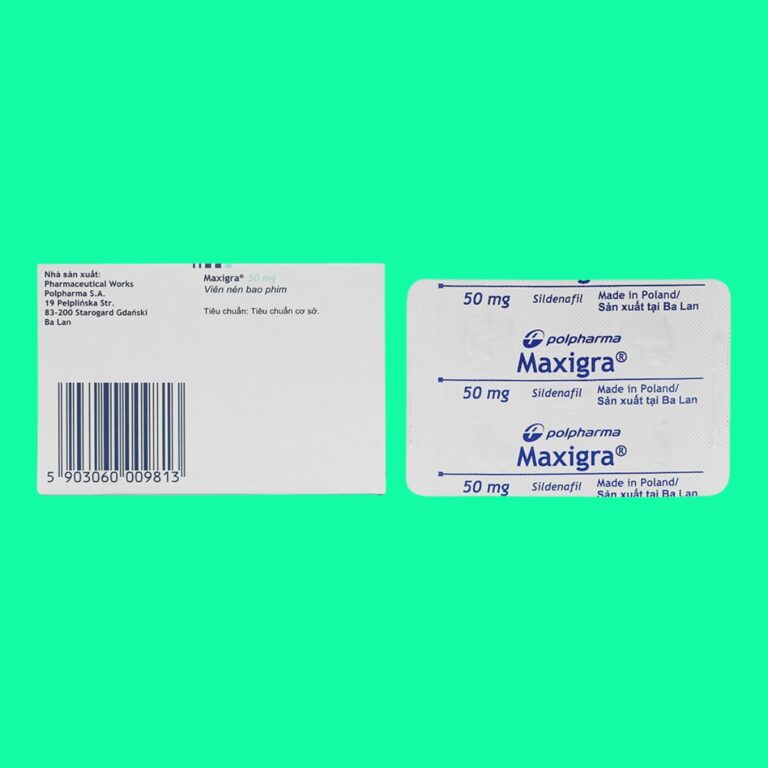 Thuốc Maxigra: Công dụng, liều dùng, lưu ý tác dụng phụ, giá bán