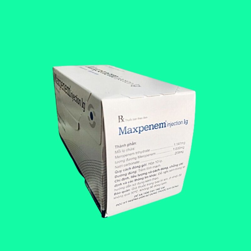 Thuốc Maxpenem injection 1g là thuốc gì? Giá bao nhiêu? Mua ở đâu? Có ...