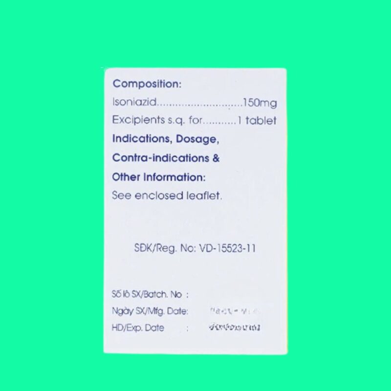Thuốc Meko INH 150mg là thuốc gì? giá bao nhiêu? mua ở đâu?