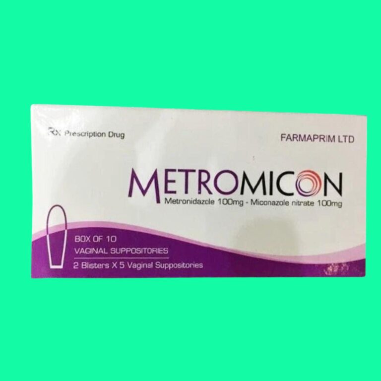 Thuốc Metromicon: Công dụng, liều dùng, lưu ý tác dụng phụ, giá bán