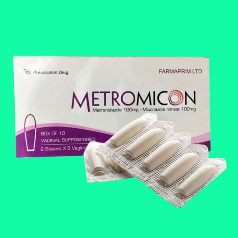 Thuốc Metromicon: Công dụng, liều dùng, lưu ý tác dụng phụ, giá bán
