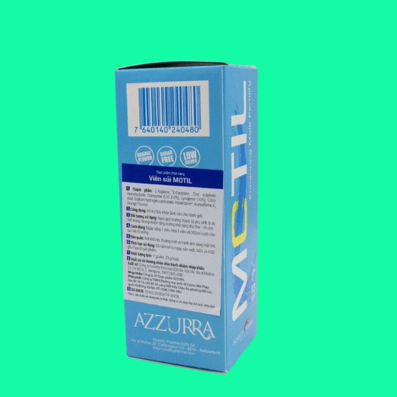 Thuốc Motil Effervescent là thuốc gì? giá bao nhiêu? mua ở đâu?