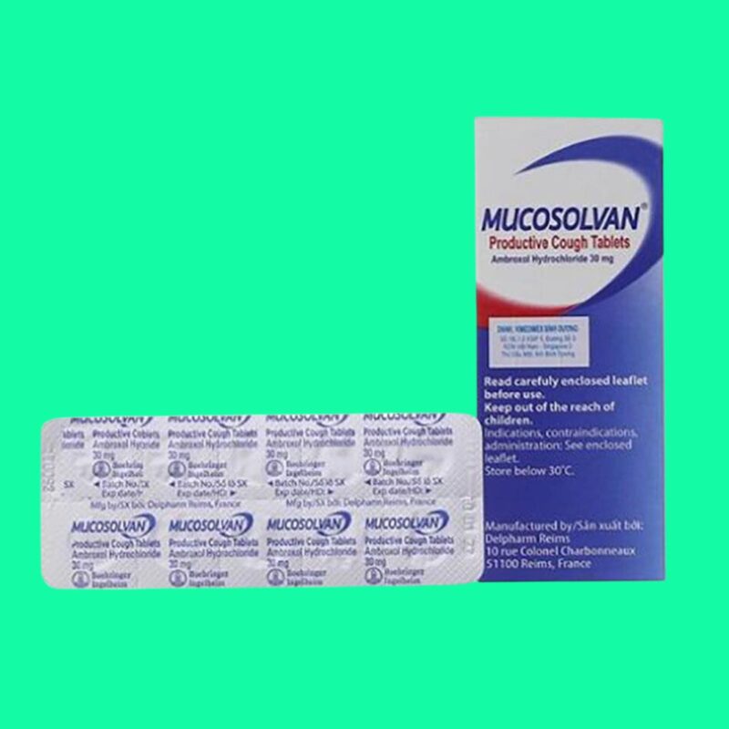 Thuốc Mucosolvan: Công dụng, liều dùng, lưu ý tác dụng phụ, giá bán