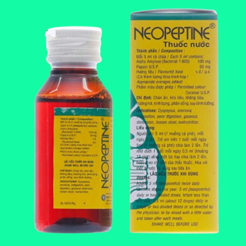 Thuốc Neopeptine là thuốc gì? giá bao nhiêu? mua ở đâu? có tác dụng gì?
