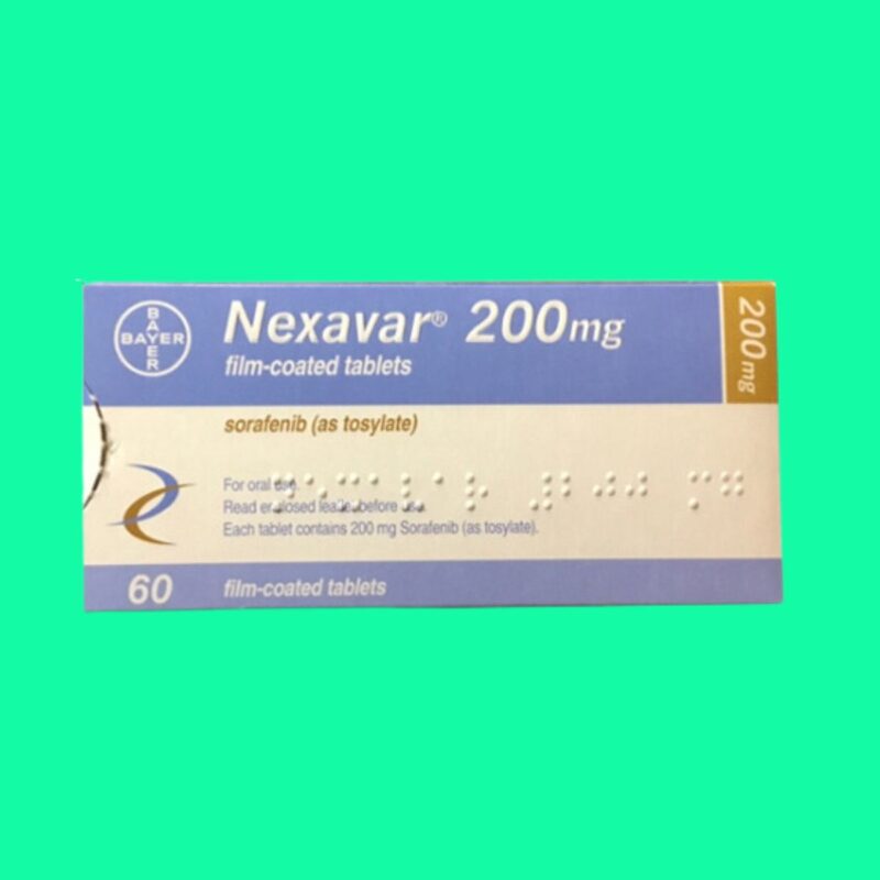 Nexavar 200mg: Công dụng, liều dùng, lưu ý tác dụng phụ, giá bán