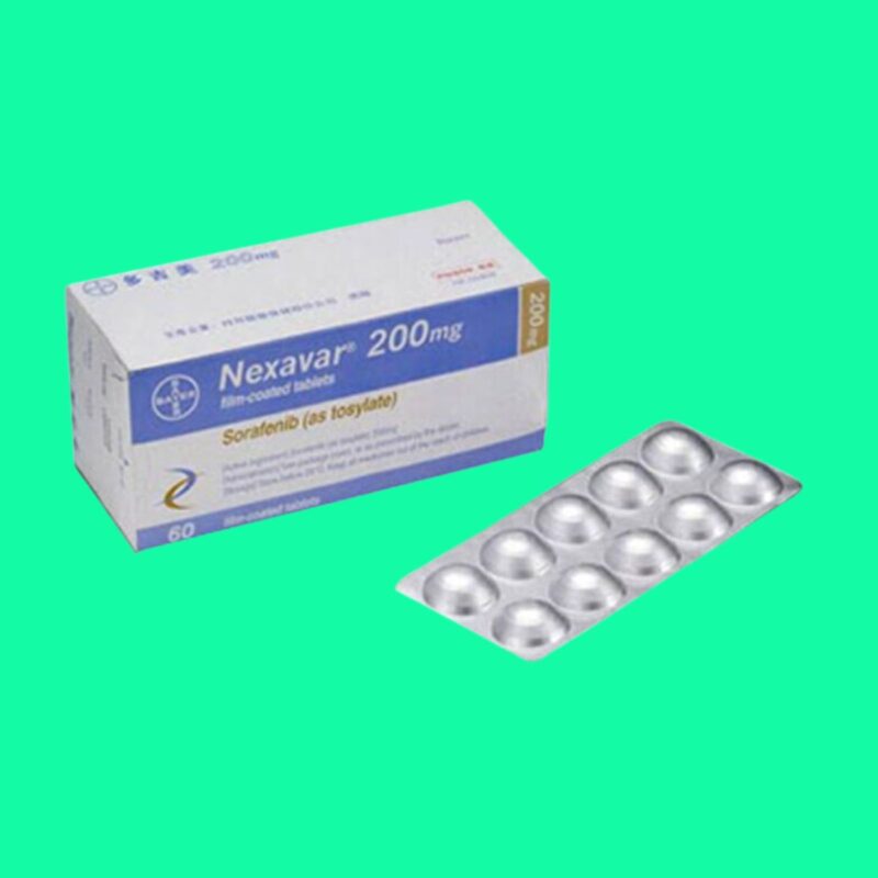 Nexavar 200mg: Công dụng, liều dùng, lưu ý tác dụng phụ, giá bán